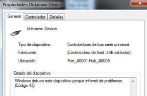 Error 43 usb | Actualizado octubre 2025